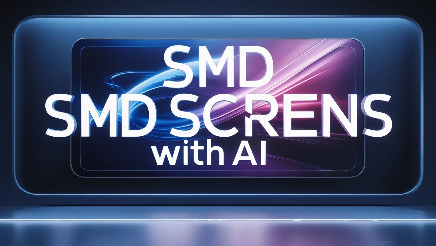 Integrating SMD Screens with AI for Smarter Displays